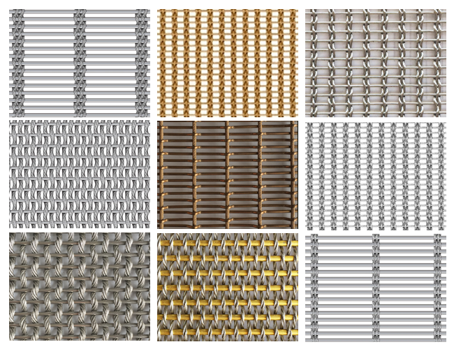 Natural Colour Stainless Steel Architectural Mesh Room Divider ISO9000