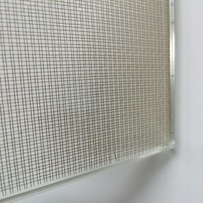 Transparent Stainless Steel Wire Mesh Laminated Glass Tensile Strength