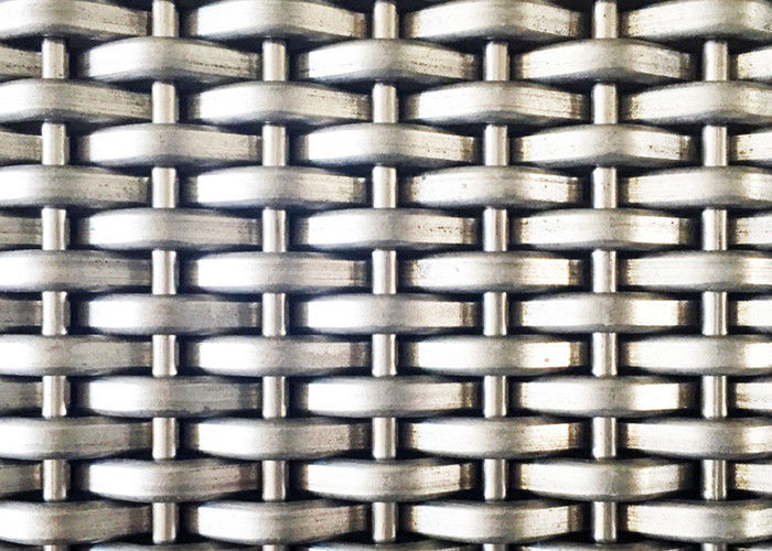 Decorative Steel Woven Wire Mesh Panels SS316L Elevator Mesh 15m Length