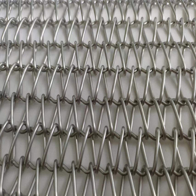 Anticorrosion Stainless Steel Spiral Wire Mesh For Room Divider Curtain
