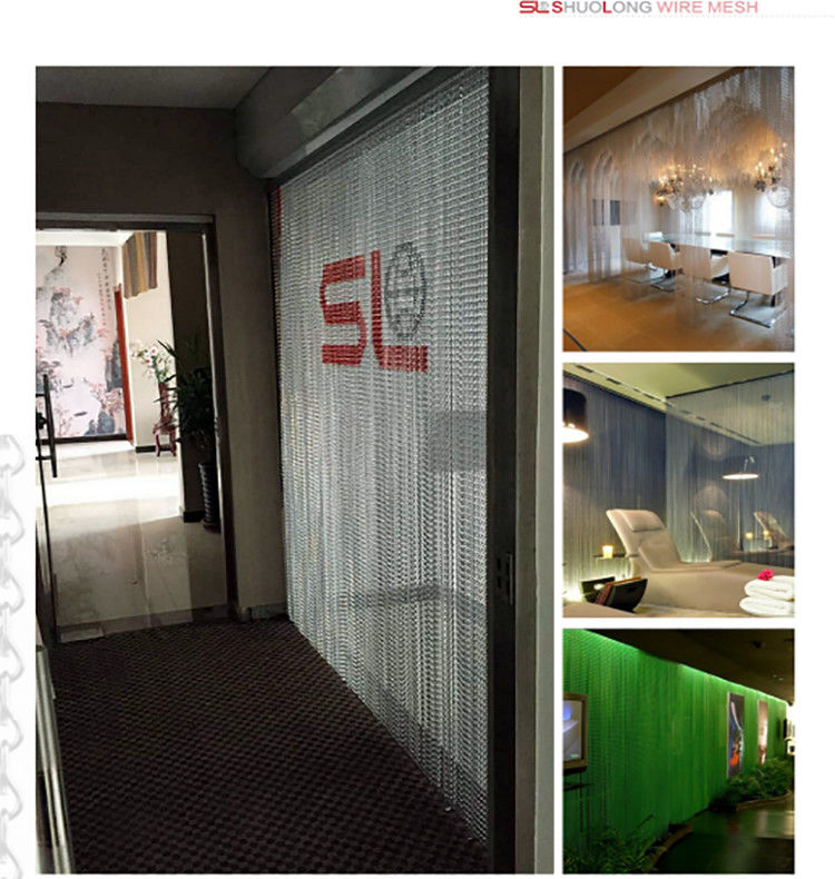 Metal Door Screen Curtain Chain Fly Curtains For Doors Mesh Fly Screen ...