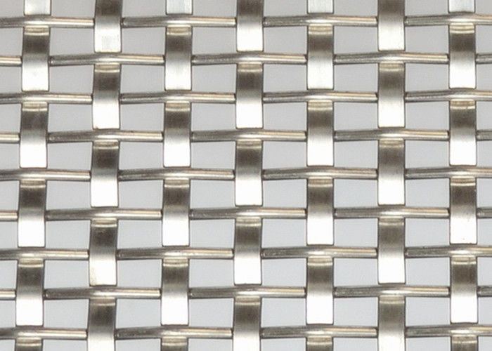 SS316 Natural Colour Weave Mesh Decorative Wire Mesh Panel For ...