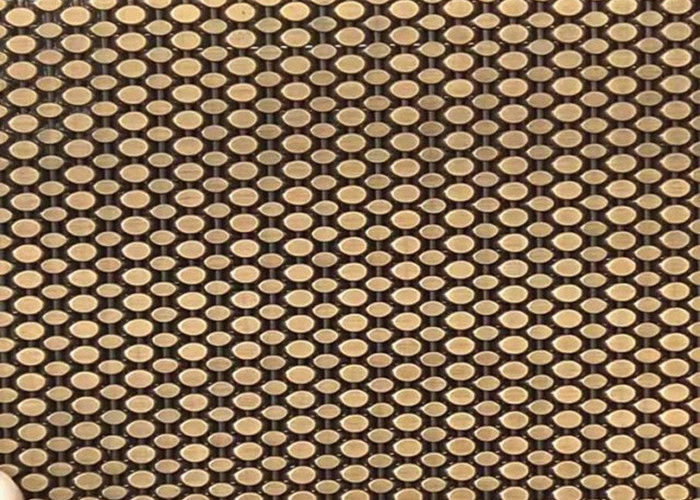 SS304 Architectural Woven Wire Mesh Antique Brass Decorative Nets For ...