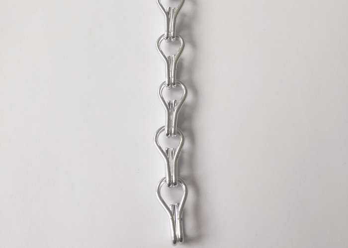 Residential Anodized Aluminum Chain Fly Screen Curtain Multiple Colour