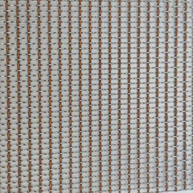 Width 0.5-2m Interior Wire Mesh With Pvc Color For Partition