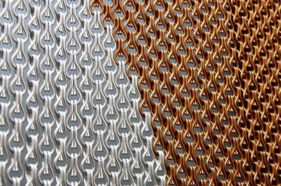 Heavy Metal 90x210cm Chain Link Curtain Making Water Curtain Waterfall