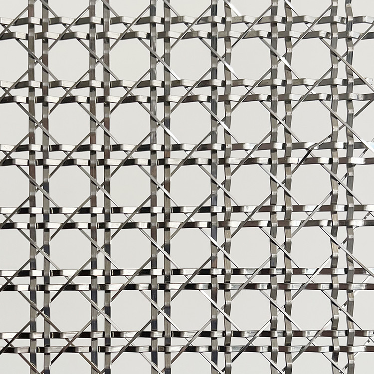 Elegant Architectural Metal Mesh Woven Wire Mesh For Decorative Screens ...