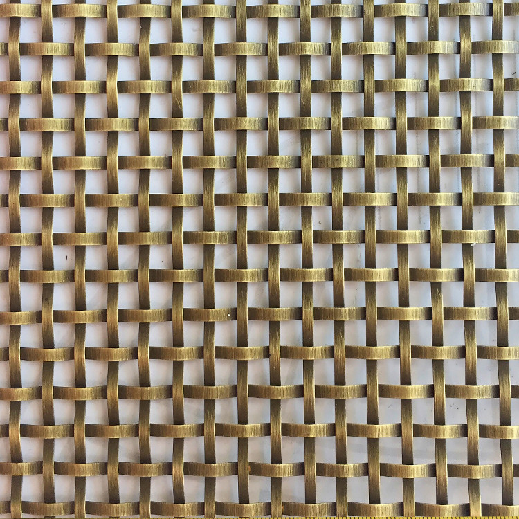 Versatile Architectural Woven Wire Mesh With 5mm Thickness And 2.0mm X ...