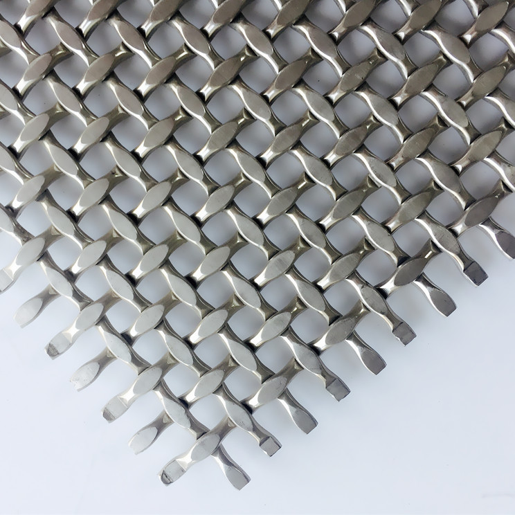 Architectural Wire Mesh For Ceiling Panels And Light Fixtures