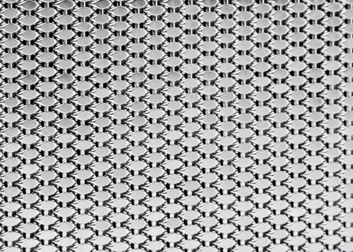 PVD Woven Wire Mesh Panels Anti Fire Decorative Elevator Metal Mesh