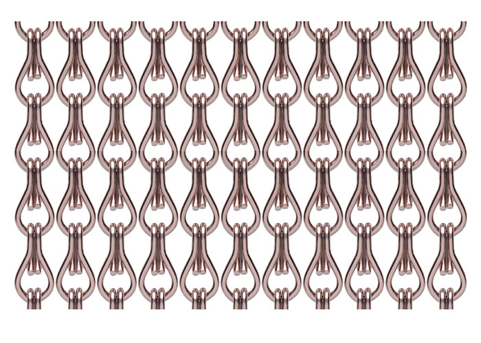 ODM 2mm Metal Chain Door Fly Screen Chain Curtain For Architectural Drapery