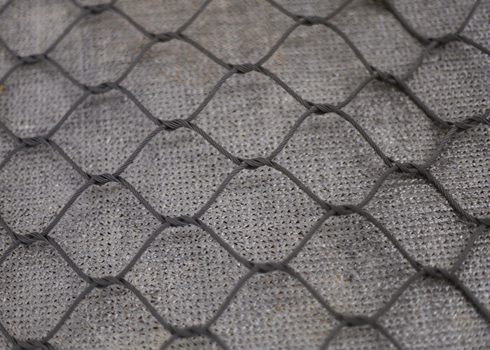 180 X 180mm Hand Woven Mesh 60m AISI 316 Stainless Steel Flexible Cable ...