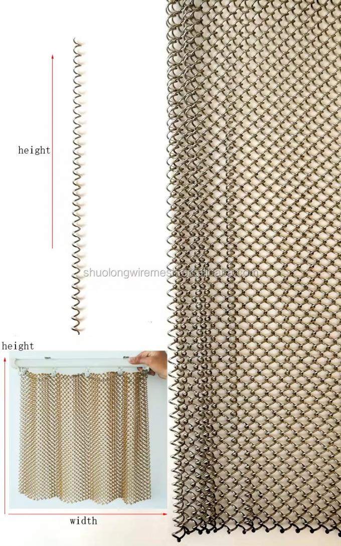 Customized Mesh Chain Link Backdrop Decoration Galvanized Garden ...